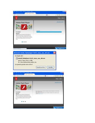 instalación de adobe flash player | DOCX