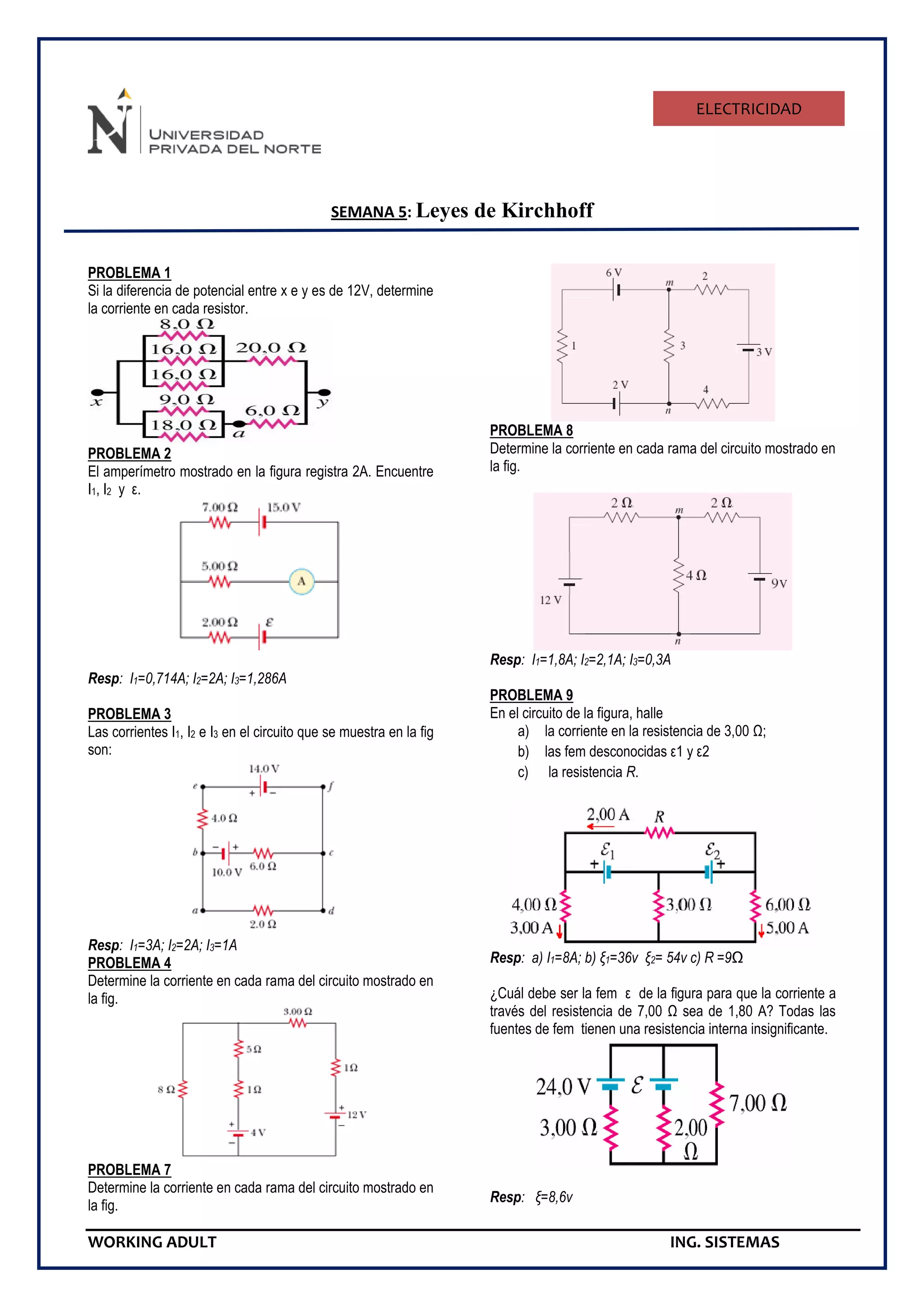 Leyes de Kirchhoff | PDF