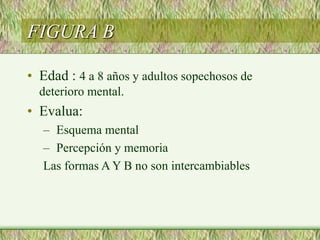 Rey, Test de copia y reproducción de memoria de figuras geométricas ...