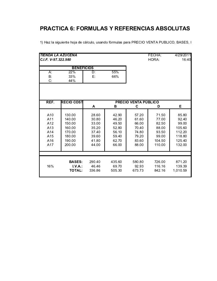 Practica 06 formulas