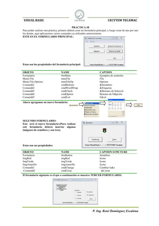 Practicas Visual Basic 6.0 | PDF