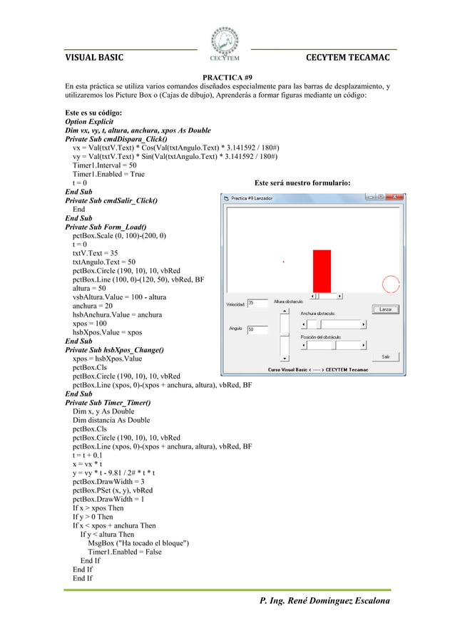 Practicas Visual Basic 6.0 | PDF