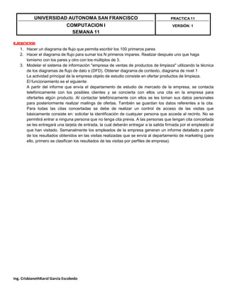 Practica 11 microsoft visio | DOCX | Technology & Computing