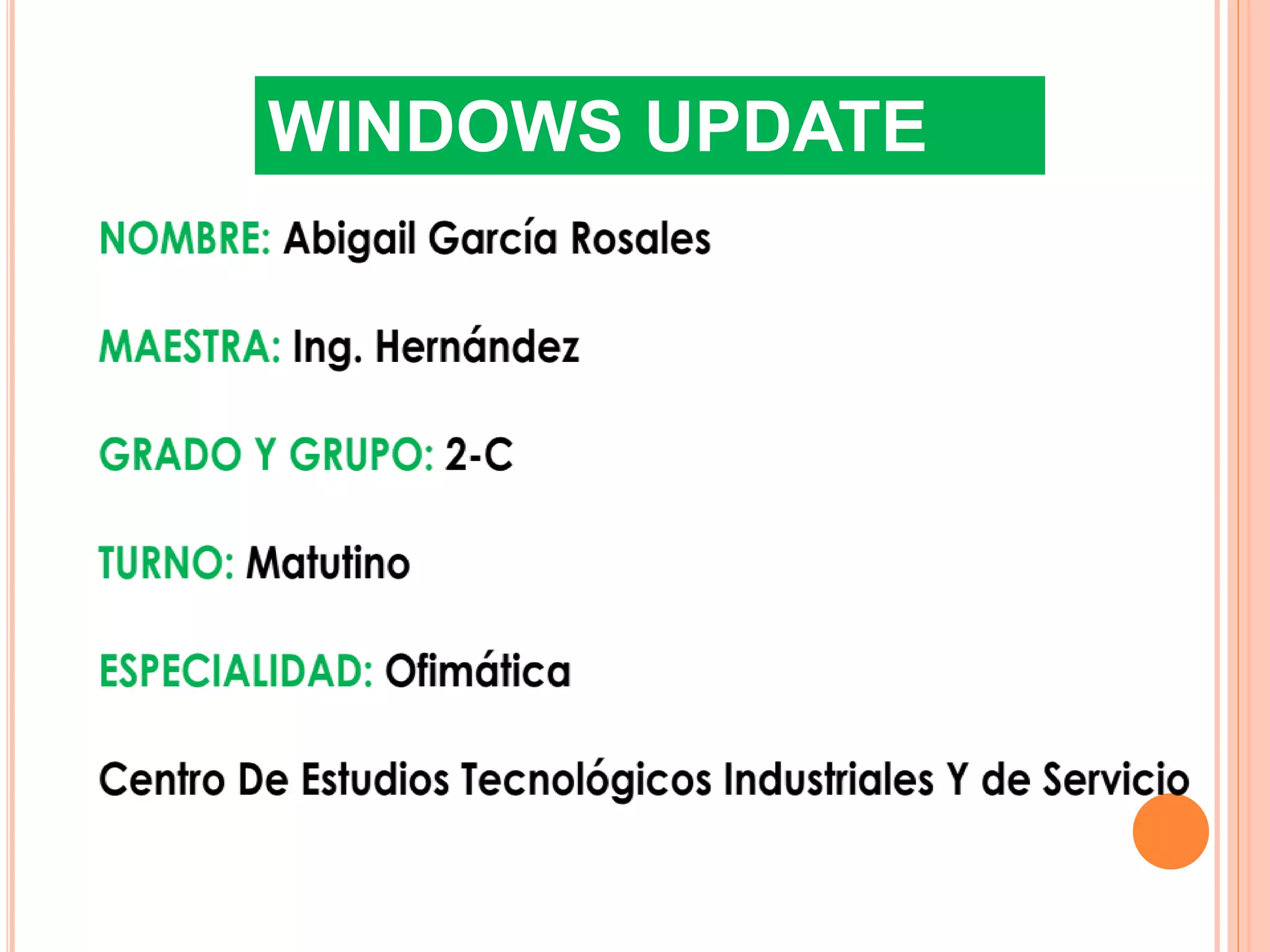 Windows update | PPTX
