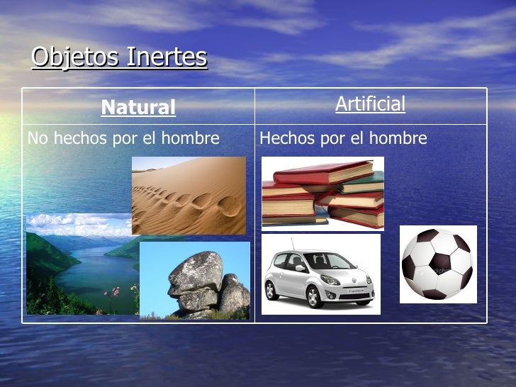 Figuras de seres inertes - Imagui