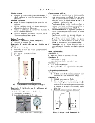 Practica 2. Manometrìa | DOCX