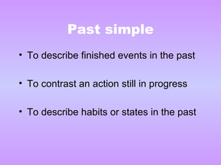 Verb tenses | PPT