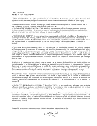 Practica 3 hidrologia | DOCX