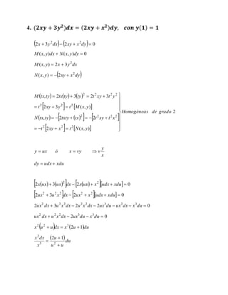 Practica 3 llena de ecuaciones diferenciales | PDF