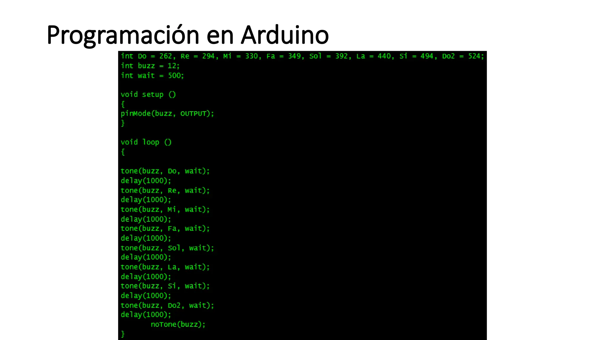 Practica 5 Escala musical Buzzer en Arduino.pptx