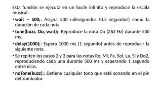 Practica 5 Escala musical Buzzer en Arduino.pptx