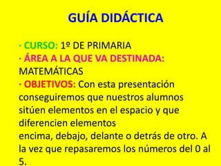 Situar elementos en el espacio | PPSX