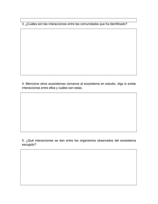 Practica 6. funcionamiento de los ecosistemas | DOC