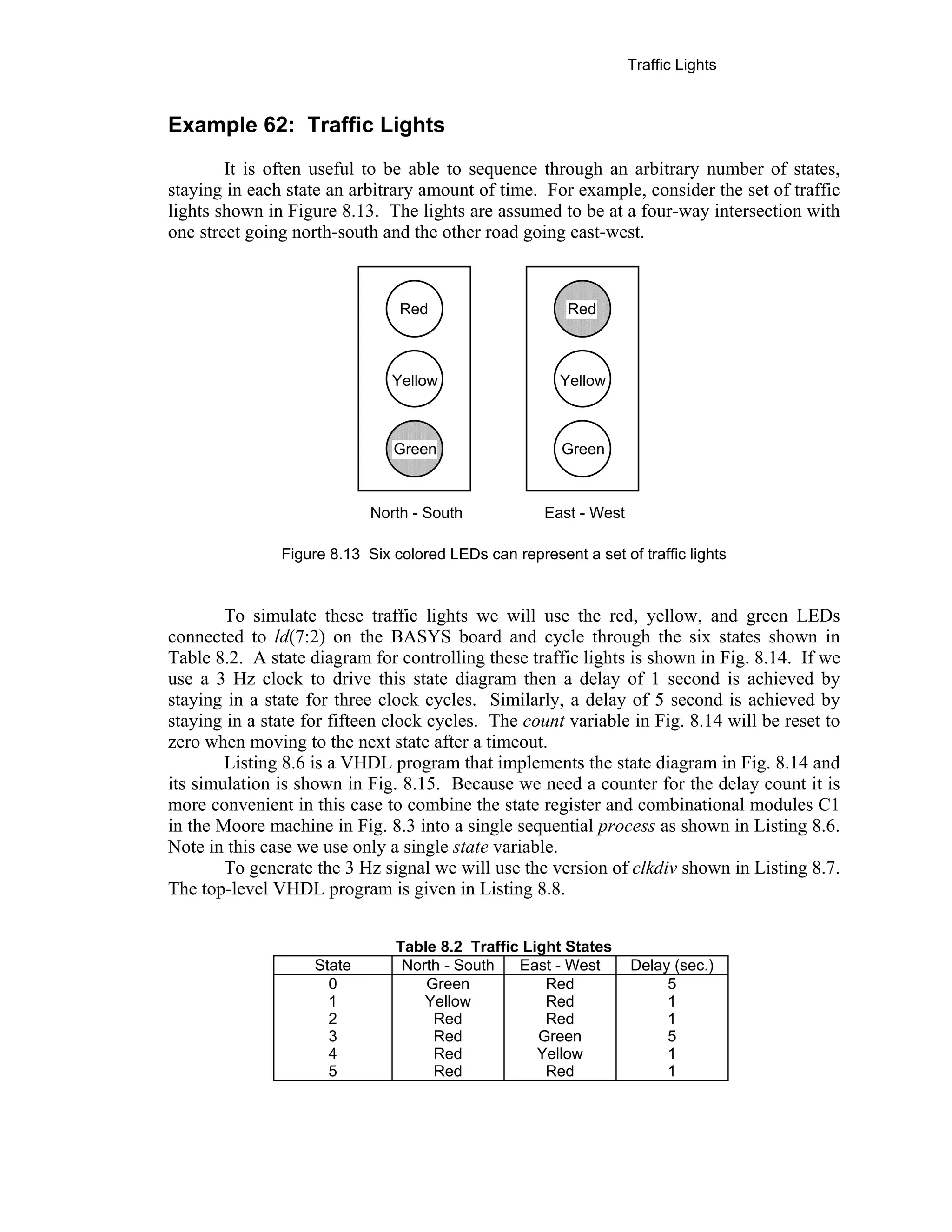 Practica 6 de Electrónica digital con VHDL: semáforo | PDF