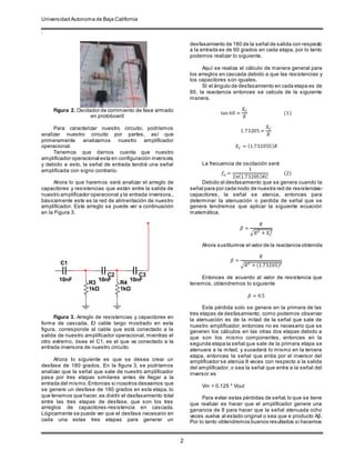 PLL (OSCILADOR POR CAMBIO DE FASE) - PHASE SHIFT OSCILLATOR | DOCX