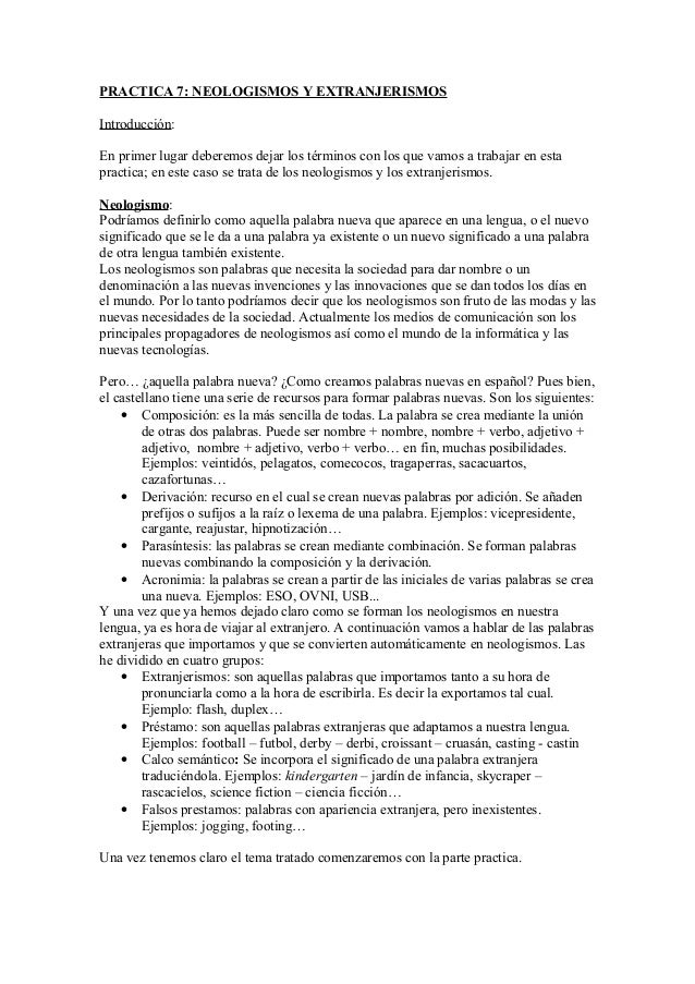 Neologismos Prestamos Y Extranjerismos Definicion - prestamos ... Neologismos Prestamos Y Extranjerismos Definicion - prestamos ...