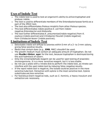 Carbohydrate Fermentation, Tripe Sugar Iron Agar Test, IMViC Test Part ...