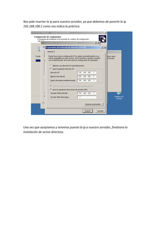 Practica active directory | PDF