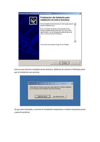 Practica active directory | PDF