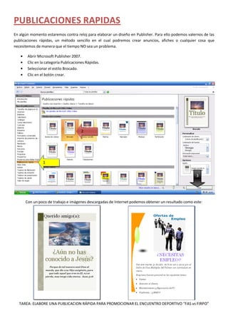 Practica Cinco - Microsoft Publisher | PDF