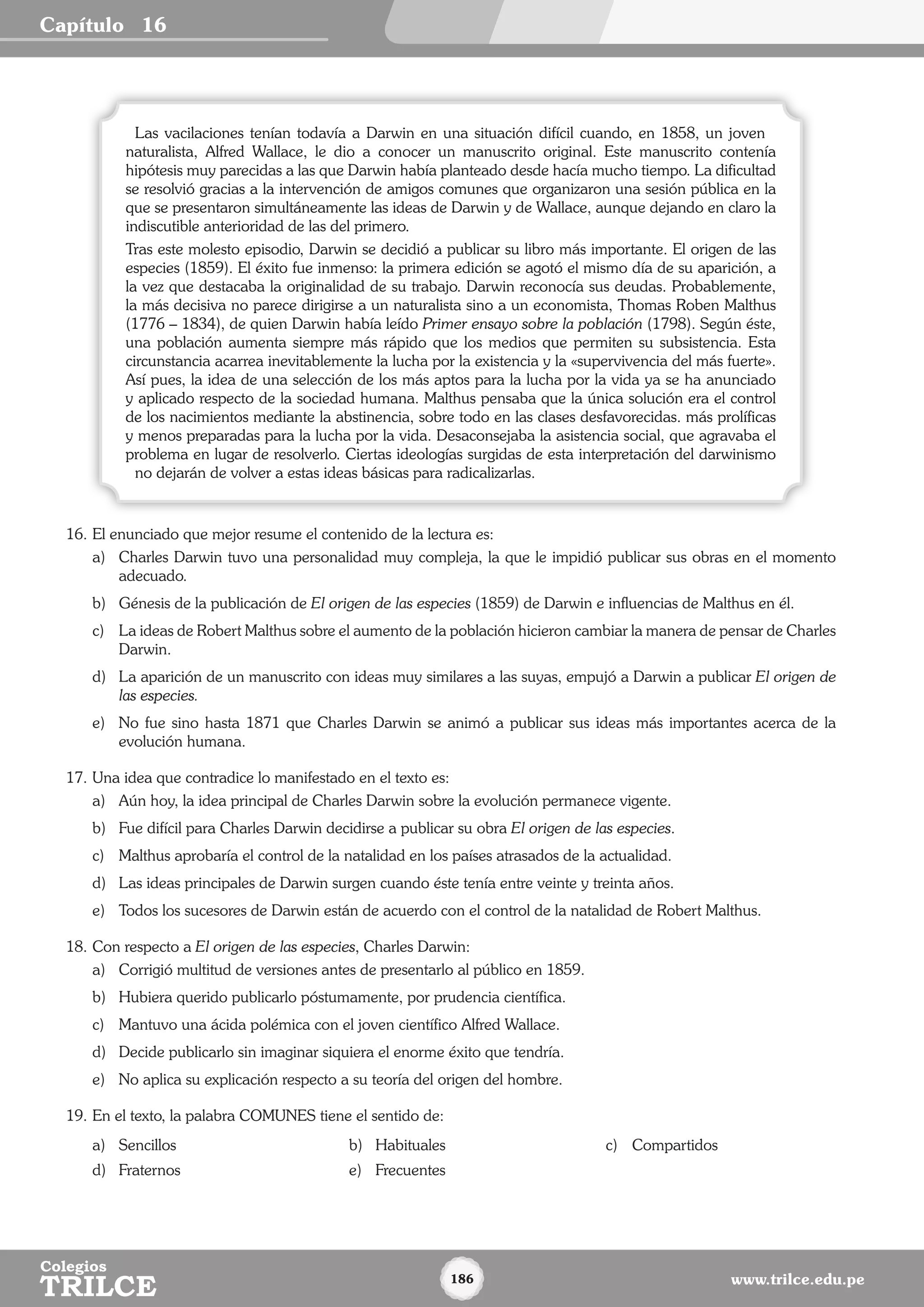 Practica de comprension lectora 5 | PDF