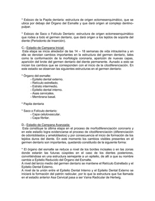 Practica de embriologia_dentaria | PDF