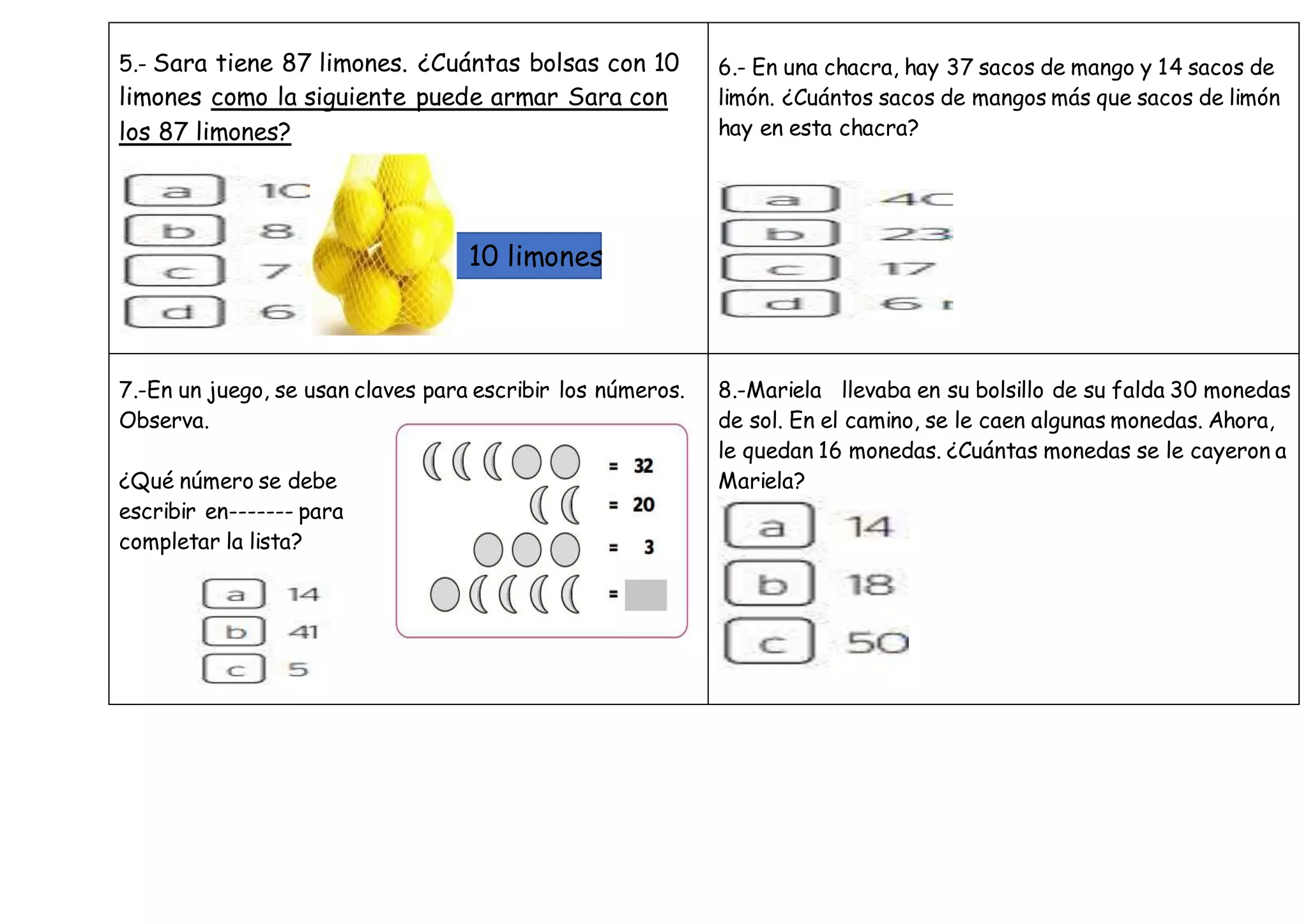 Practica de matematica | DOCX