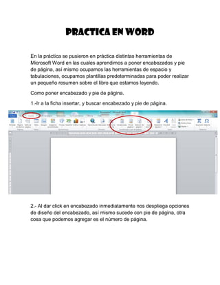 Practica en word | PDF
