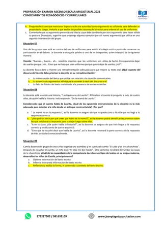 Practica gestion de aprendizajes comunicacion | PDF