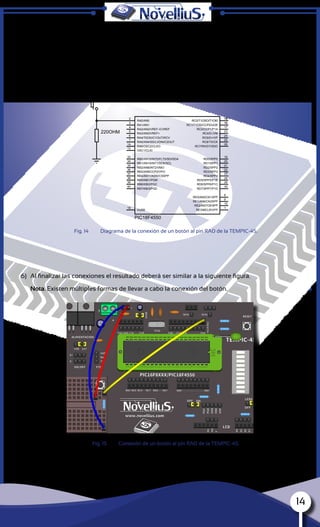 TEMPIC-45 Práctica II. Control de un LED a través de un botón | PDF
