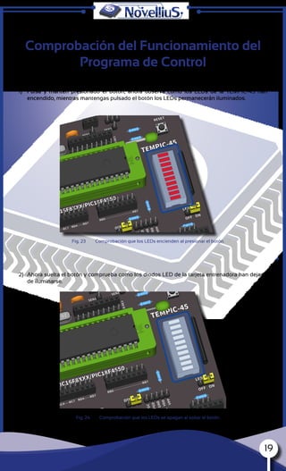 TEMPIC-45 Práctica II. Control de un LED a través de un botón | PDF