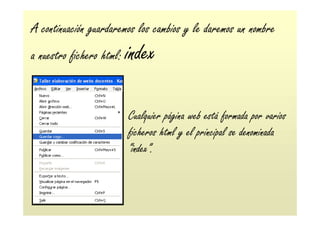 Practica con el editor Kompozer | PDF