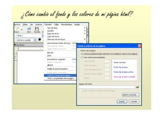 Practica con el editor Kompozer | PDF