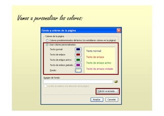 Practica con el editor Kompozer | PDF