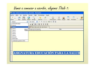 Practica con el editor Kompozer | PDF