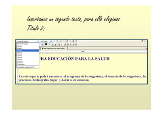 Practica con el editor Kompozer | PDF
