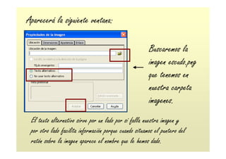 Practica con el editor Kompozer | PDF