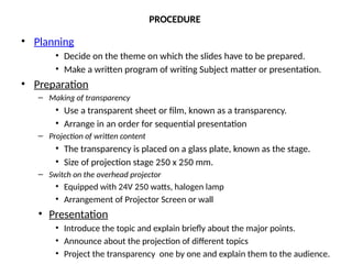 Practical-1.pptx uses and principles of overhead projector in extension ...