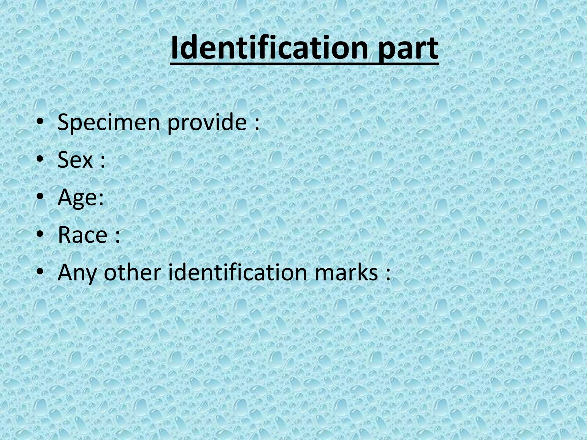 forensic and toxicology Practical | PPTX