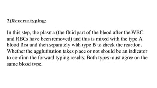 Practical 14 blood groups | PPTX