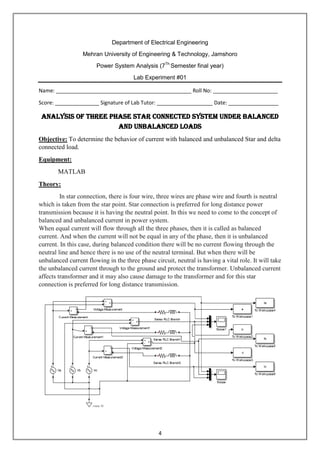 Practical of Power System Analysis (PSA) | PDF