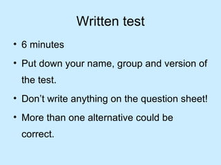 Practical 2 07 | PPT | Biological Sciences | Science