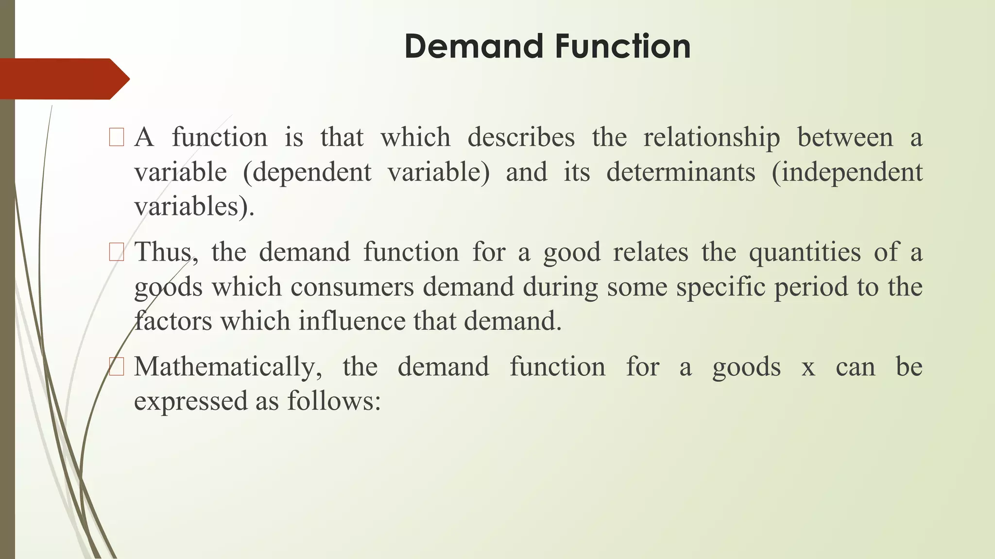 Demand Analysis | PPTX