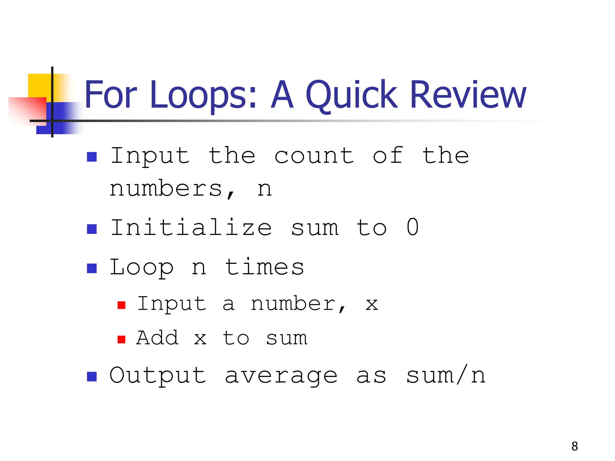 Python Programming Introduction Loops And Boolean Ppt