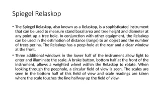 Tools to measure plant measurement i.e. Height and Girth | PPTX