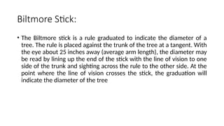 Tools to measure plant measurement i.e. Height and Girth | PPTX