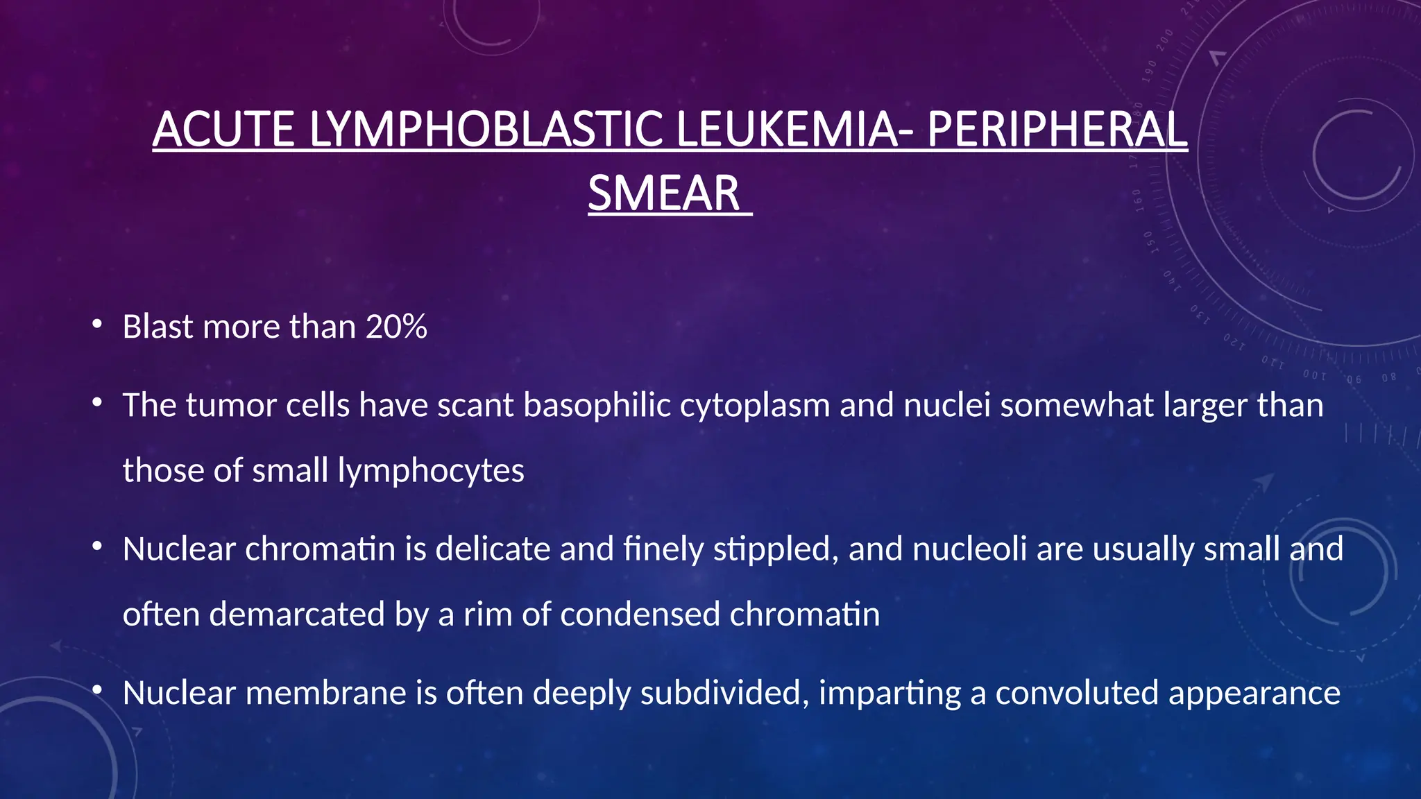 PRACTICAL- Acute lymphoblastic lymphoma/ leukemia, AML.pptx