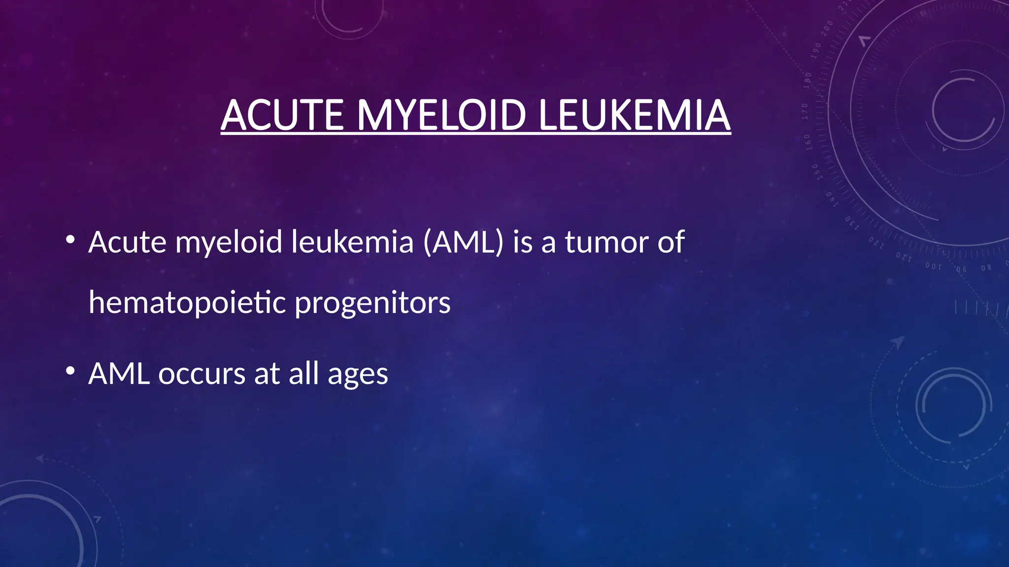 PRACTICAL- Acute lymphoblastic lymphoma/ leukemia, AML.pptx