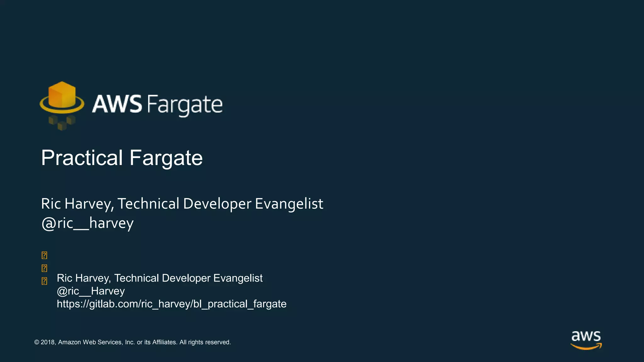 Practical AWS Fargate | PPTX