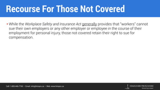 Practical guide for WSIB claims, appeals and electing out | PPT | Free ...